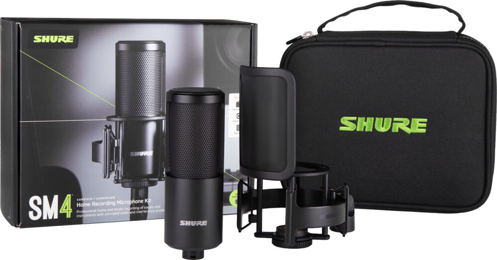 SM4 Home Recording Microphone Kit Shure - Audiofanzine