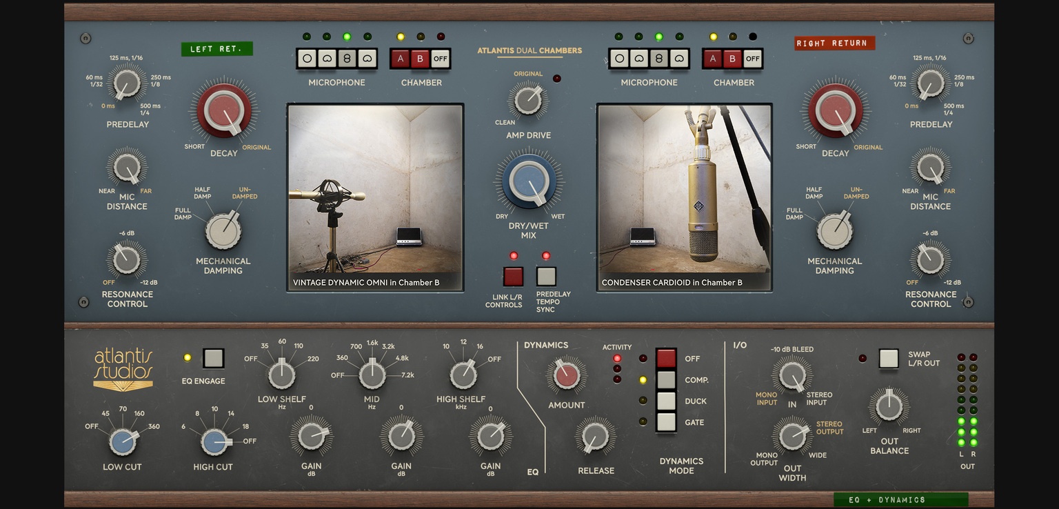 Atlantis Dual Chambers - Softube Atlantis Dual Chambers - Audiofanzine