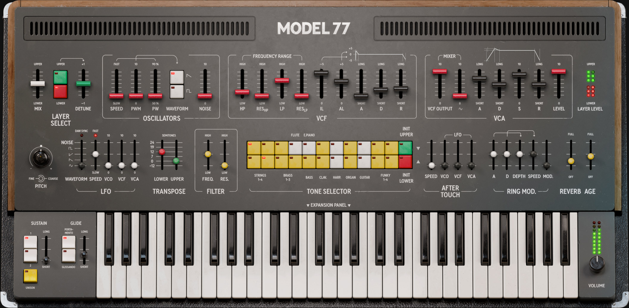 Model 77 Dual Layer Synth - Softube Model 77 Dual Layer Synth ...