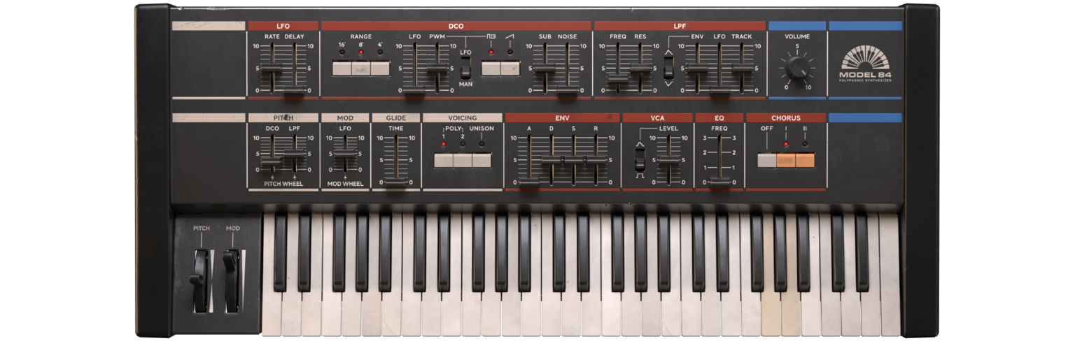 Model 84 Polyphonic Synthesizer Softube - Audiofanzine
