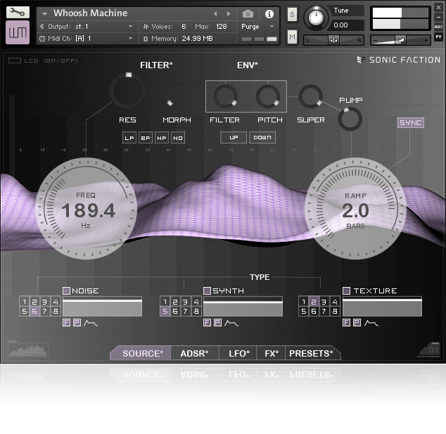 Whoosh Machine - Sonic Faction Whoosh Machine - Audiofanzine