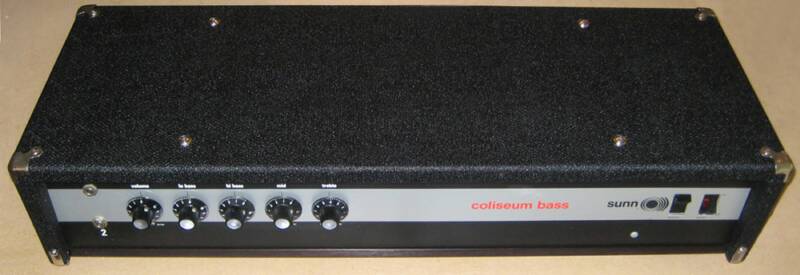 Pictures and images Sunn Coliseum Bass - Audiofanzine