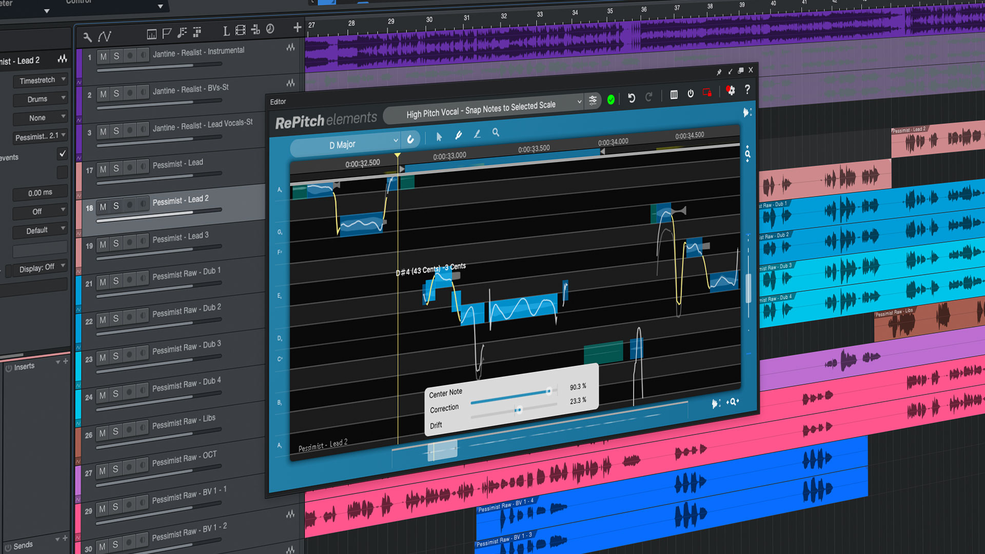 RePitch Elements - Synchro Arts RePitch Elements - Audiofanzine