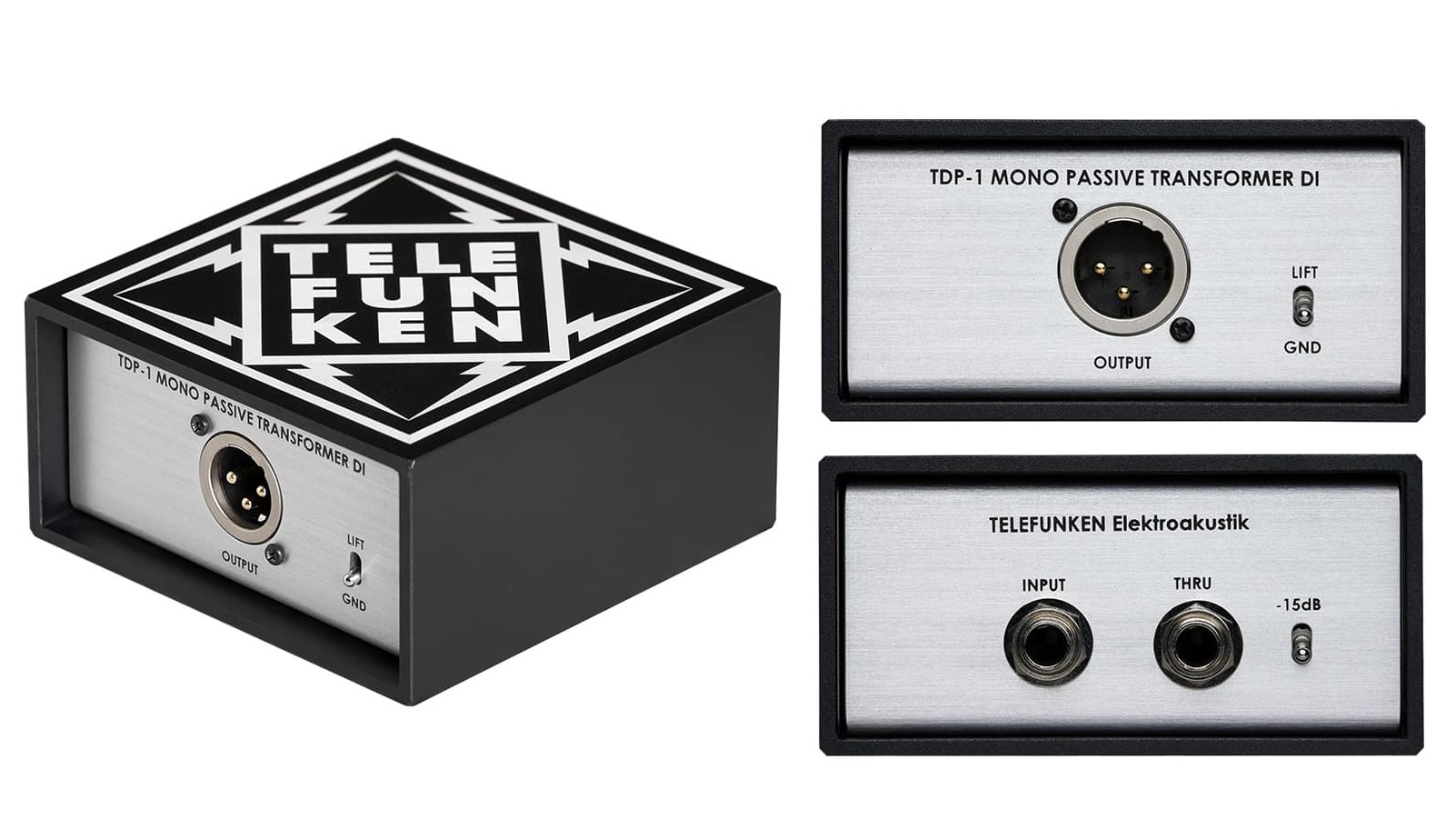 TDP-1 Mono Passive Direct Box Telefunken Elektroakustik - Audiofanzine