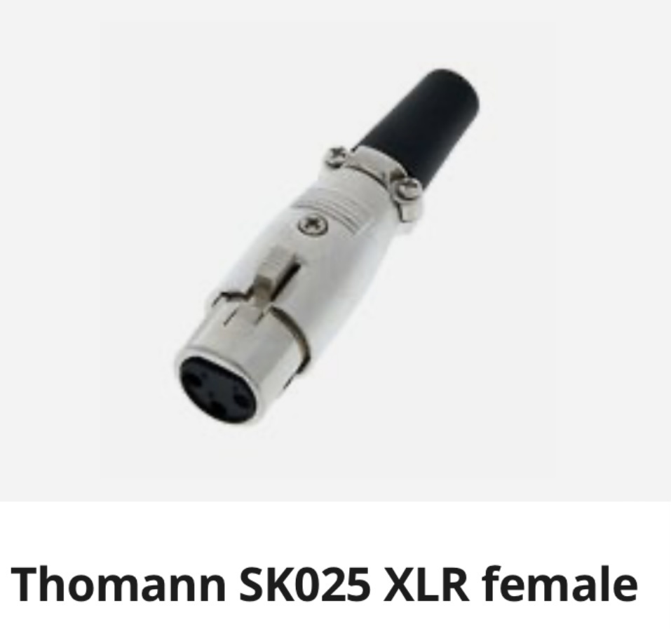 SK025 XLR female - Thomann SK025 XLR female - Audiofanzine
