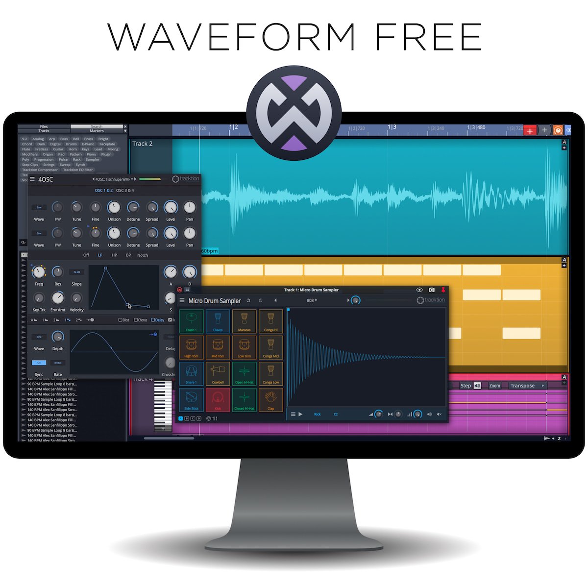 Waveform Free - Tracktion Software Corporation Waveform Free - Audiofanzine