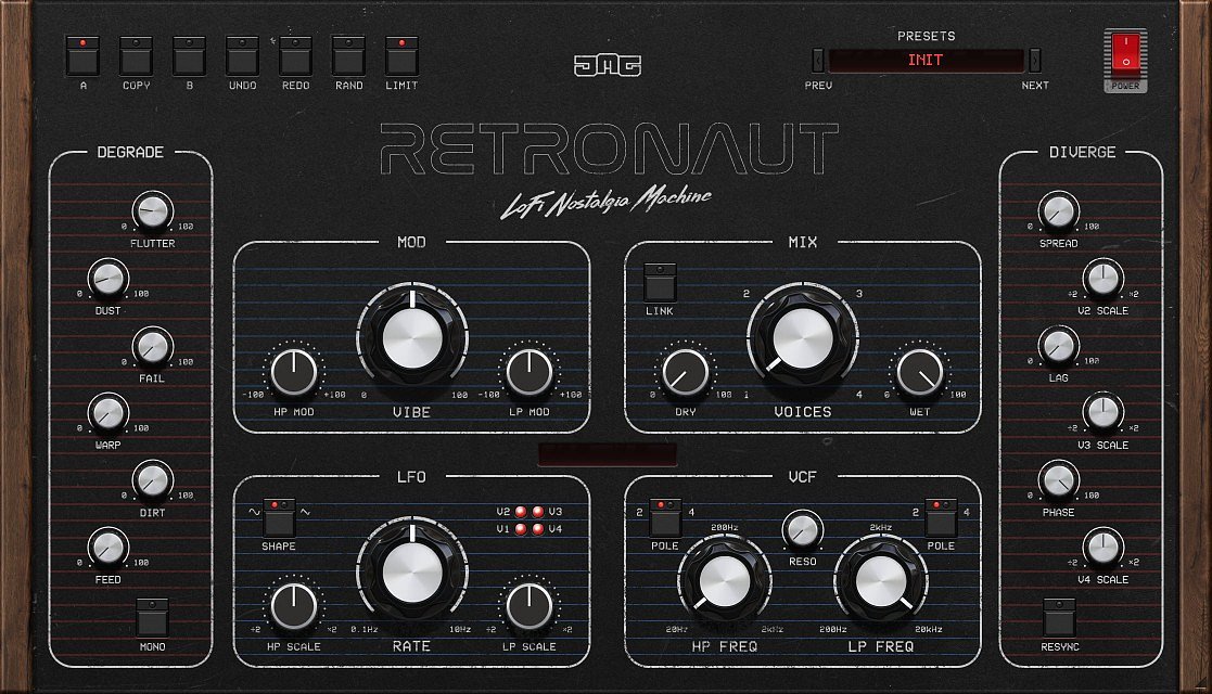 Retronaut by JMG Sound - United Plugins Retronaut by JMG Sound ...
