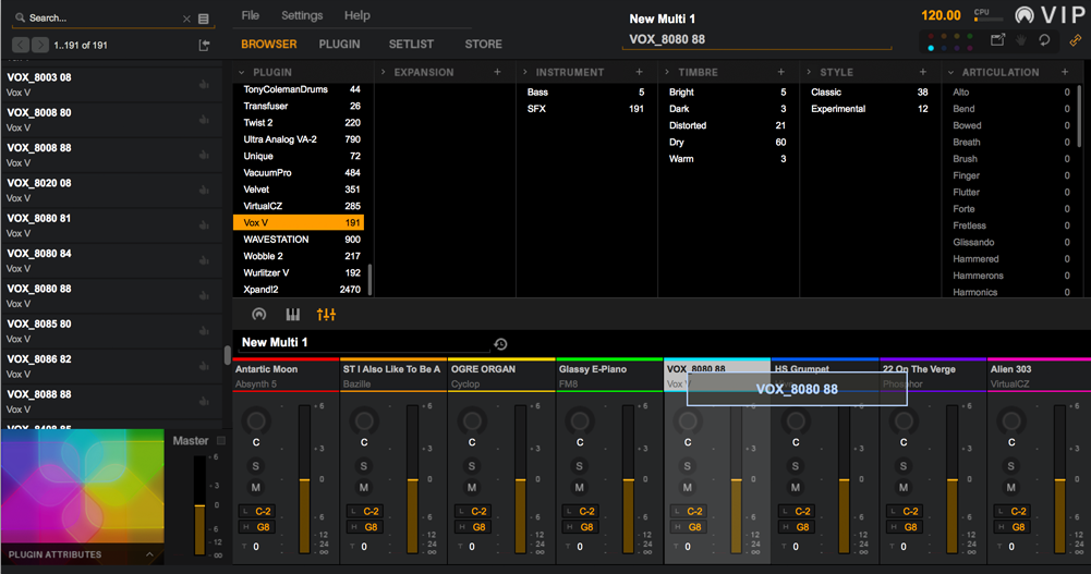 Sortie du logiciel VIP 2 pour les claviers MIDI Akai Advance, M-Audio ...