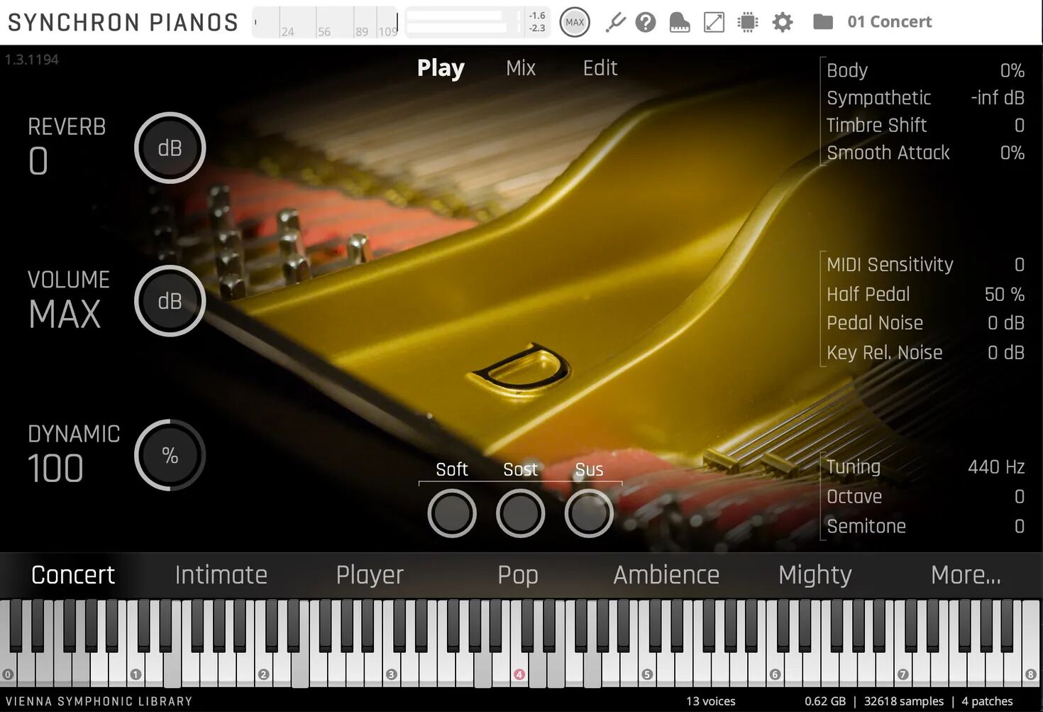Concert D-274 Essentials VSL (Vienna Symphonic Library) - Audiofanzine
