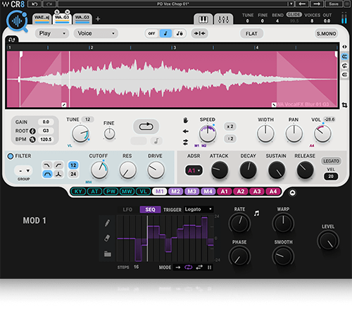 CR8 Creative Sampler - Waves CR8 Creative Sampler - Audiofanzine