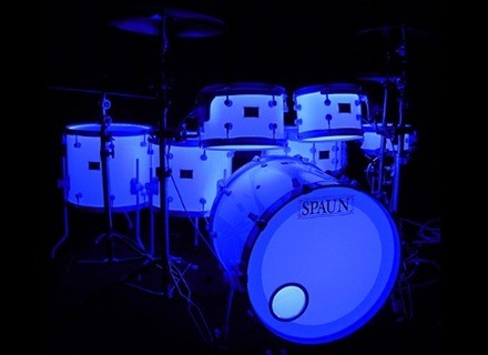 Spaun Drums LED Lighted Acrylic Drum Kit - Audiofanzine