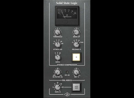 SSL 4000 G Bus Compressor Collection Universal Audio - Audiofanzine