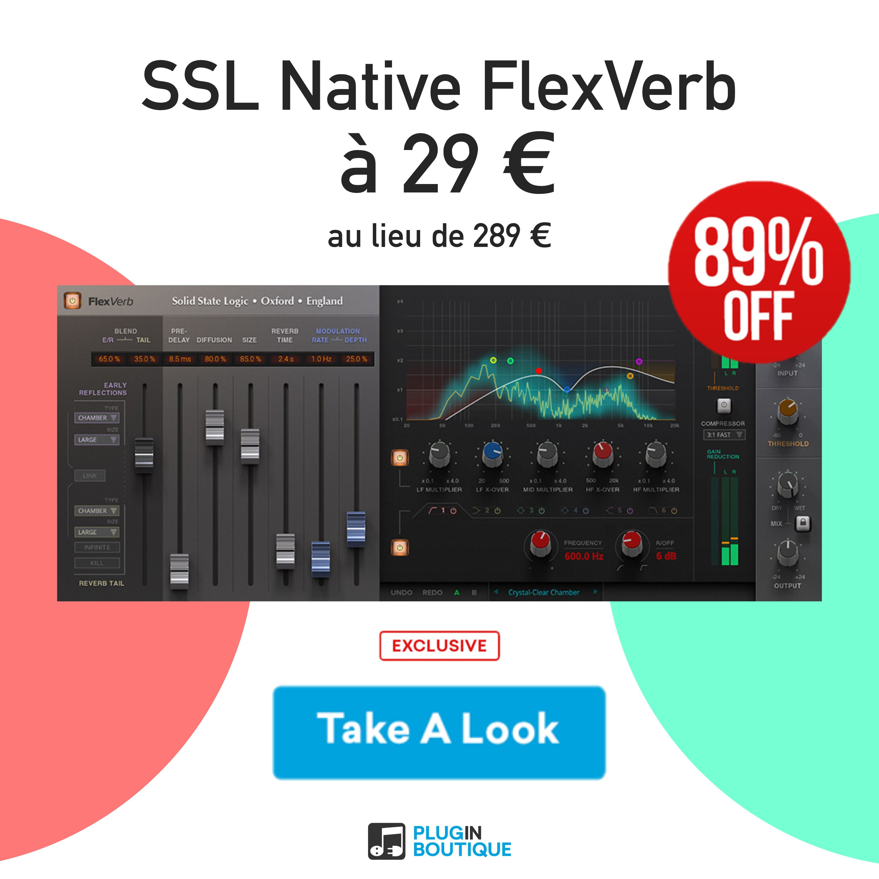 Le Plug In Ssl Native Flexverb à 29 € Seulement Audiofanzine